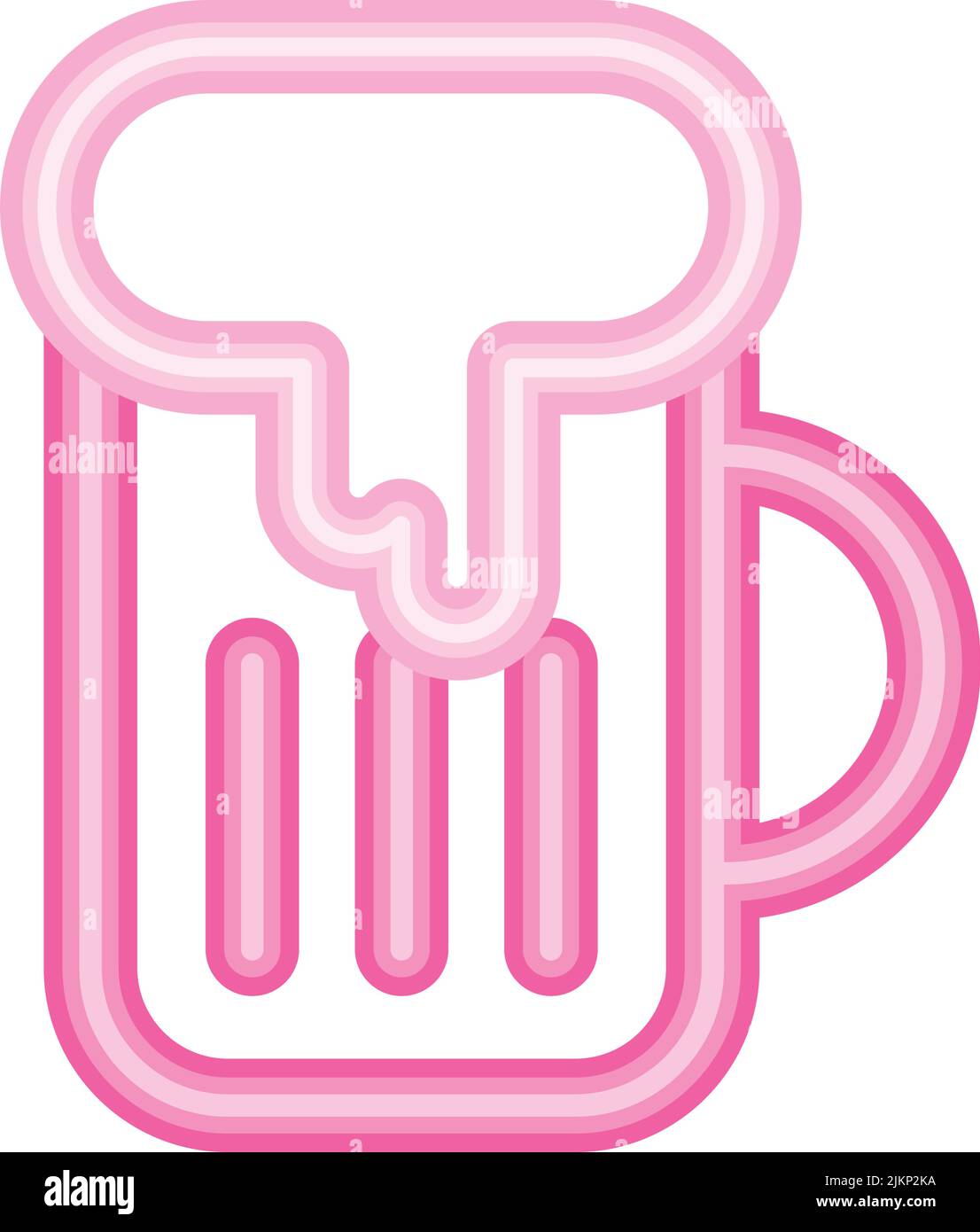 flat neon beer Stock Vector Image & Art - Alamy