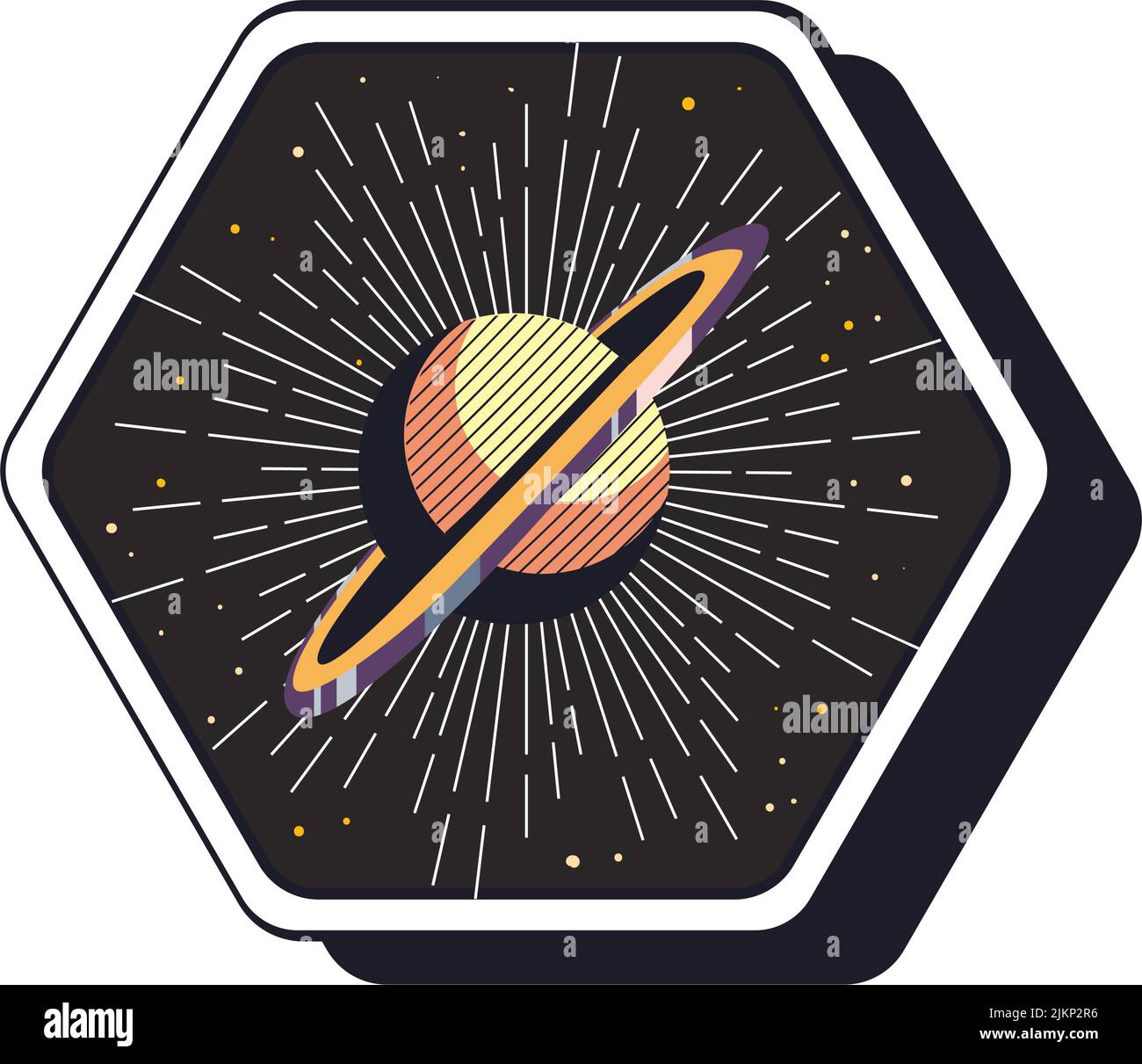 flat planet emblem Stock Vector Image & Art - Alamy