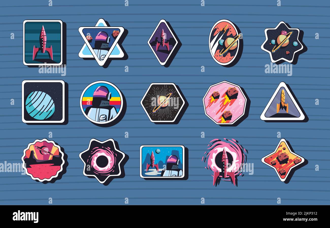 Space astronaut badges hi-res stock photography and images - Alamy