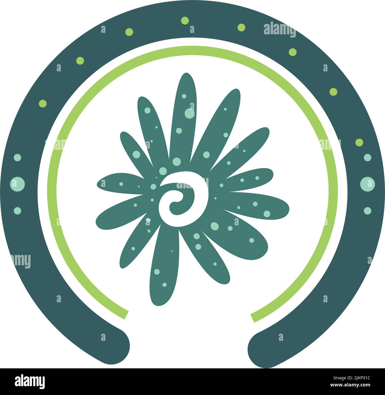 flat nature emblem Stock Vector Image & Art - Alamy
