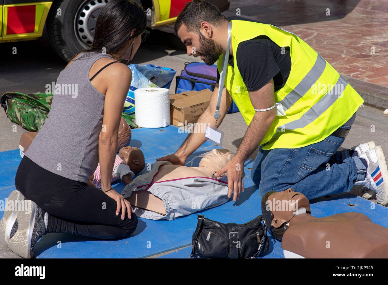 Aid instructions hi-res stock photography and images - Alamy