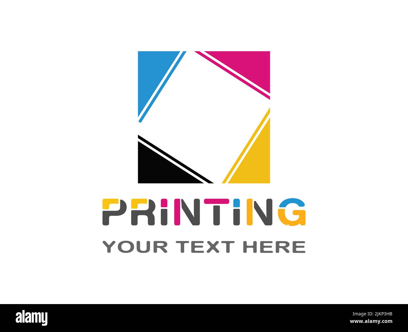 Digital printing. Vector template for a logo, sticker or sticker for ...