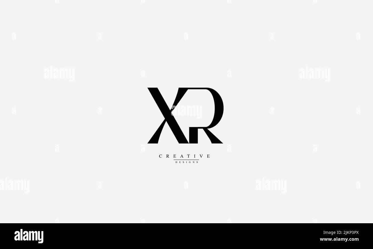 Alphabet letters Initials Monogram logo XR RX X R Stock Vector Image ...