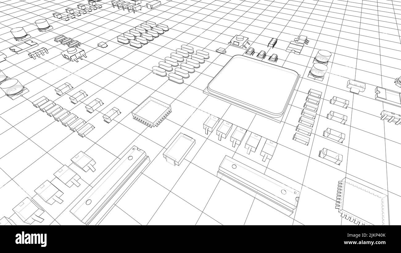 Electricity chips Black and White Stock Photos & Images - Alamy