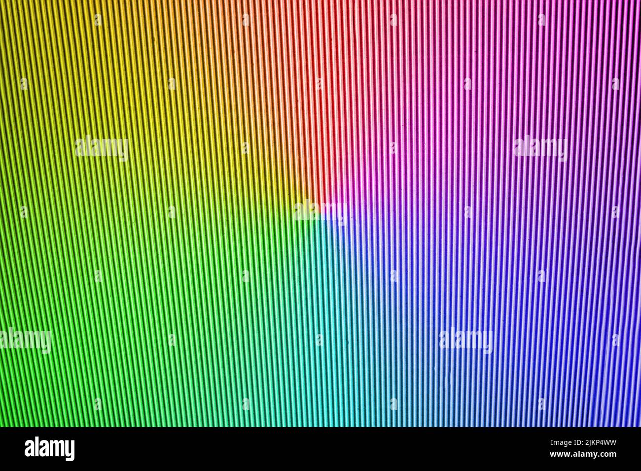 rainbow cardboard texture closeup, textured material diversity Stock ...