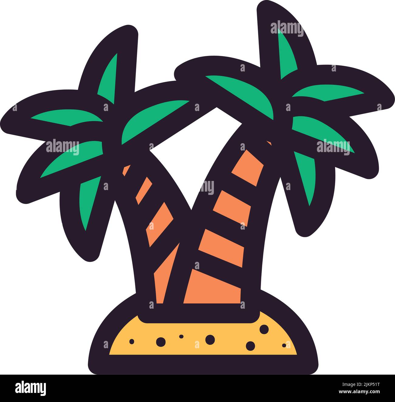 flat palms design Stock Vector Image & Art - Alamy