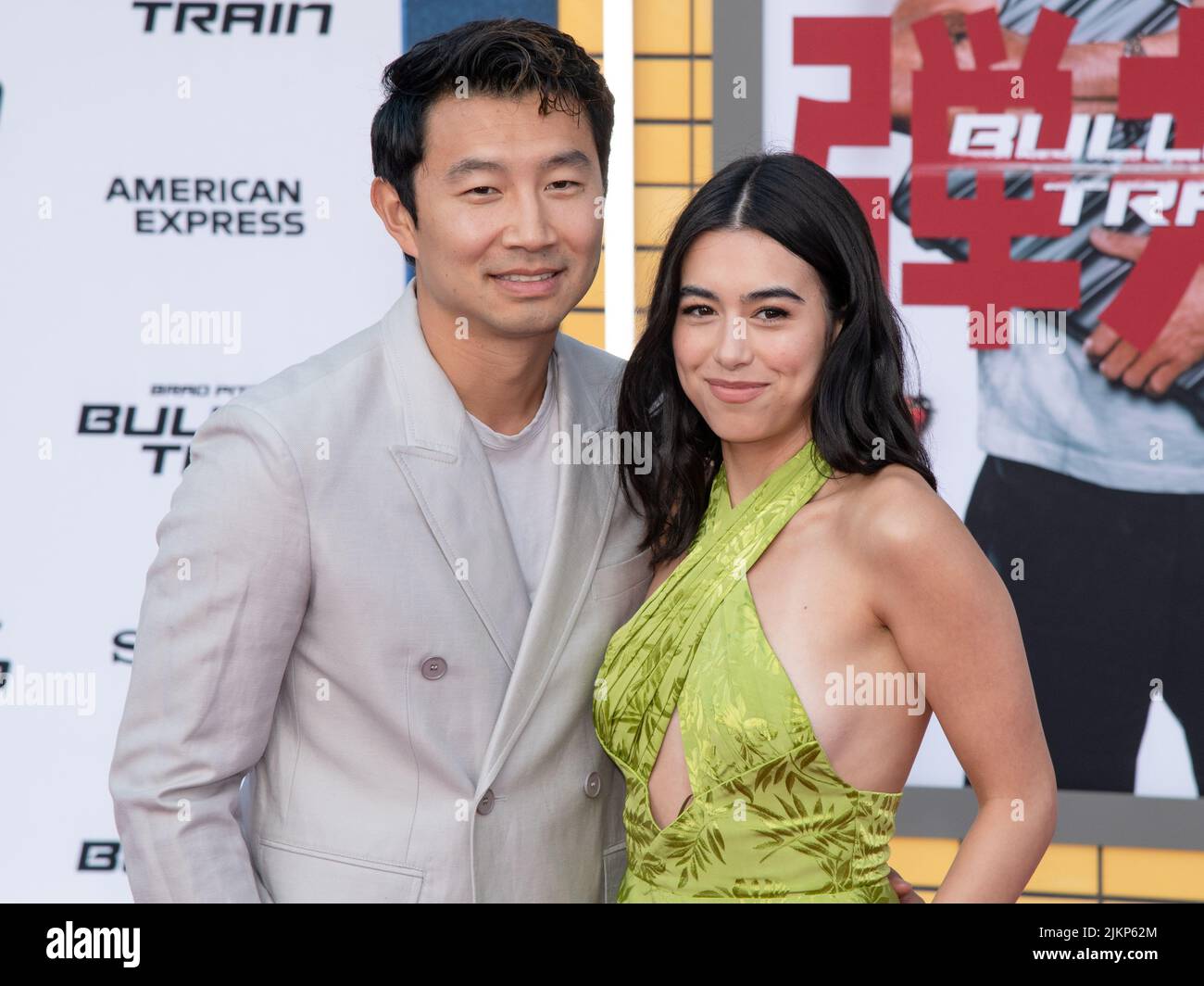 01 August 2022 - Los Angeles, California - Simu Liu and Jade Bender ...