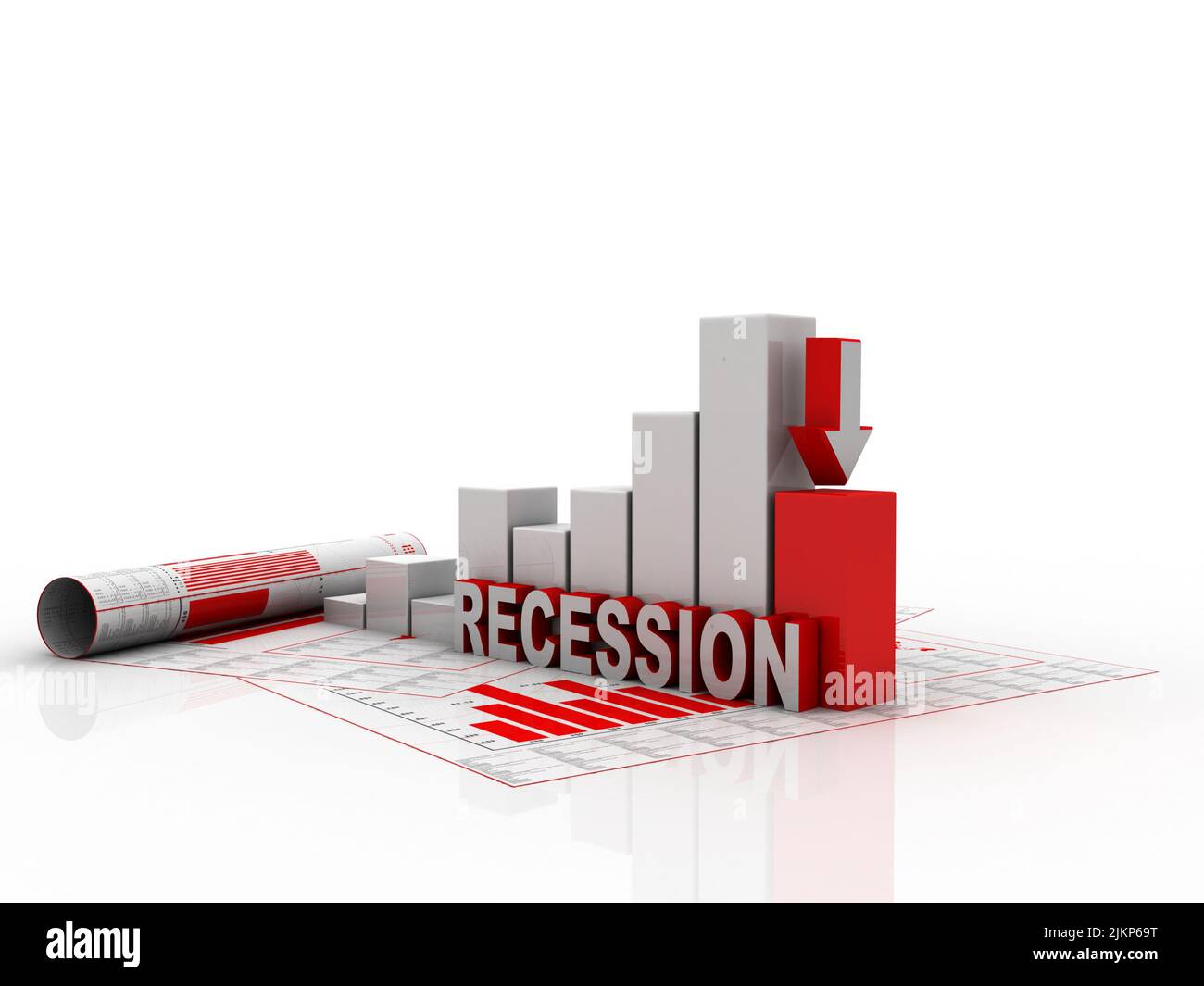 3d rendering Stock market online business concept. business Graph Stock ...