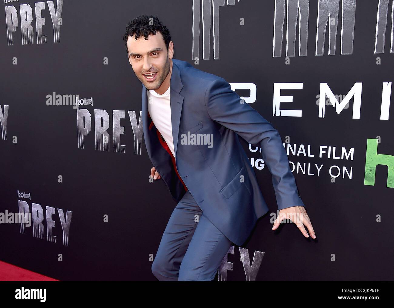 Westwood, USA. 02nd Aug, 2022. Dane DiLiegro walking on the red carpet ...