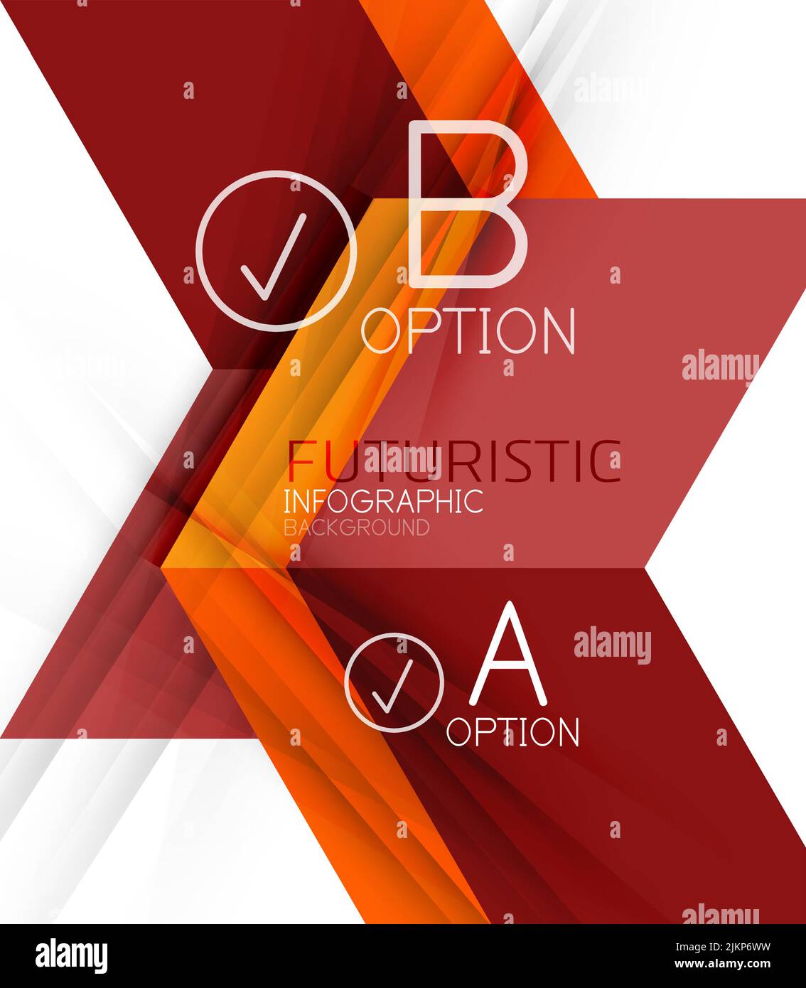 Color geometric shapes with option elements abstract background. Vector ...