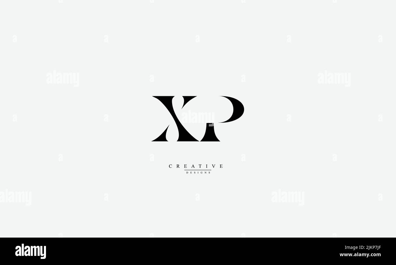 Alphabet letters Initials Monogram logo XP PX X P Stock Vector Image ...