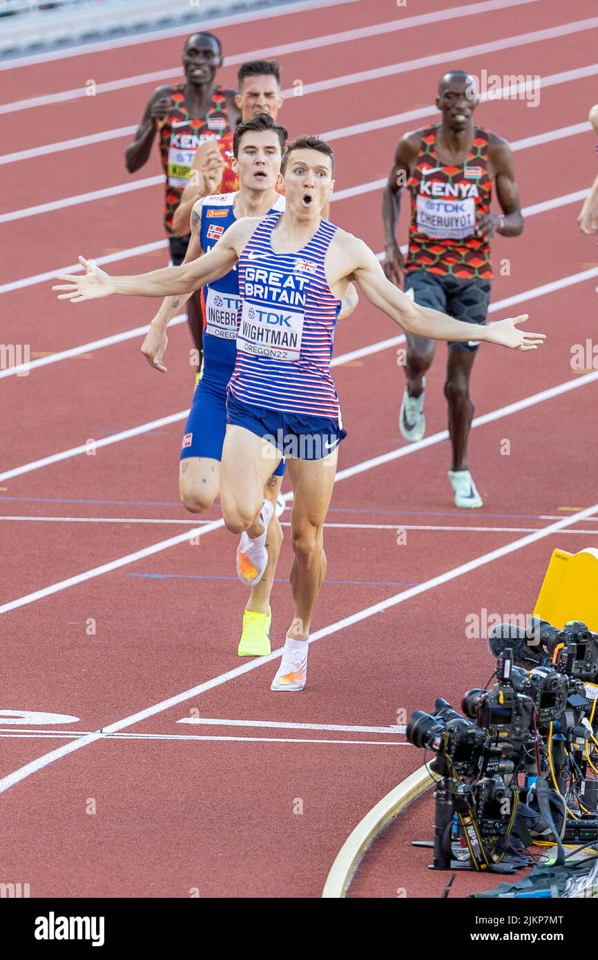 Eugene, United States Of America. 19th July, 2022. Jake Wightman (GBR ...