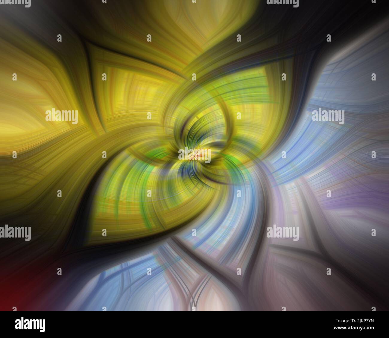 An abstract illustration of colorful light waves Stock Photo - Alamy
