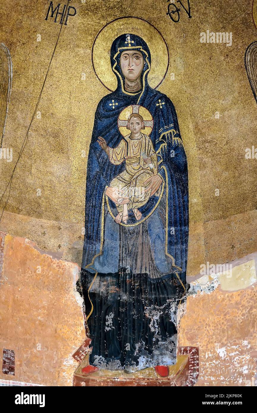 Georgian icon of the mother of god hi-res stock photography and images ...