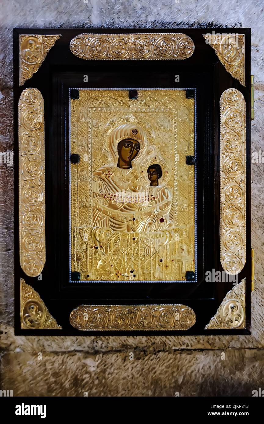 Frame of blessed virgin mary hi-res stock photography and images - Alamy