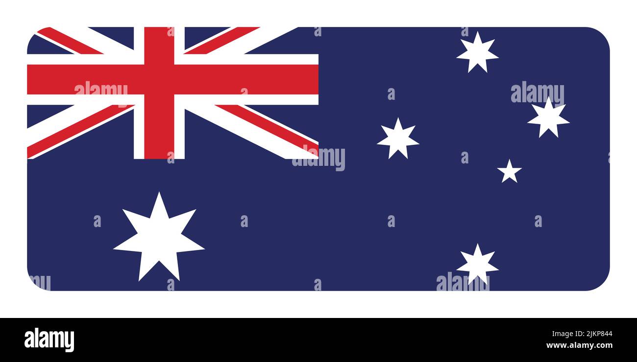 Flag of Australia. Australian national symbol in official colors ...