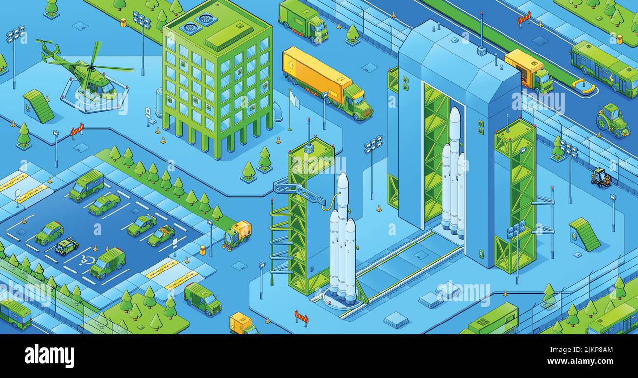 Isometric city infrastructure, urban architecture. Residential ...