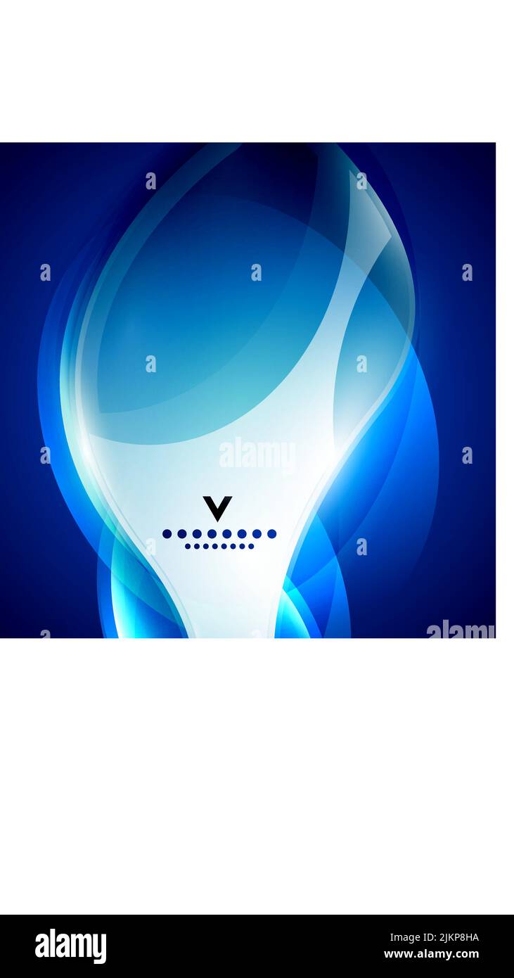 Colorful magic wavy shapes design. Vector Stock Vector Image & Art - Alamy