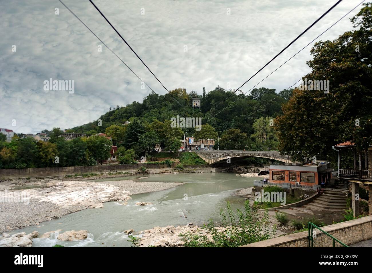 Funicular way in Kutaisi, Georgia Stock Photo - Alamy