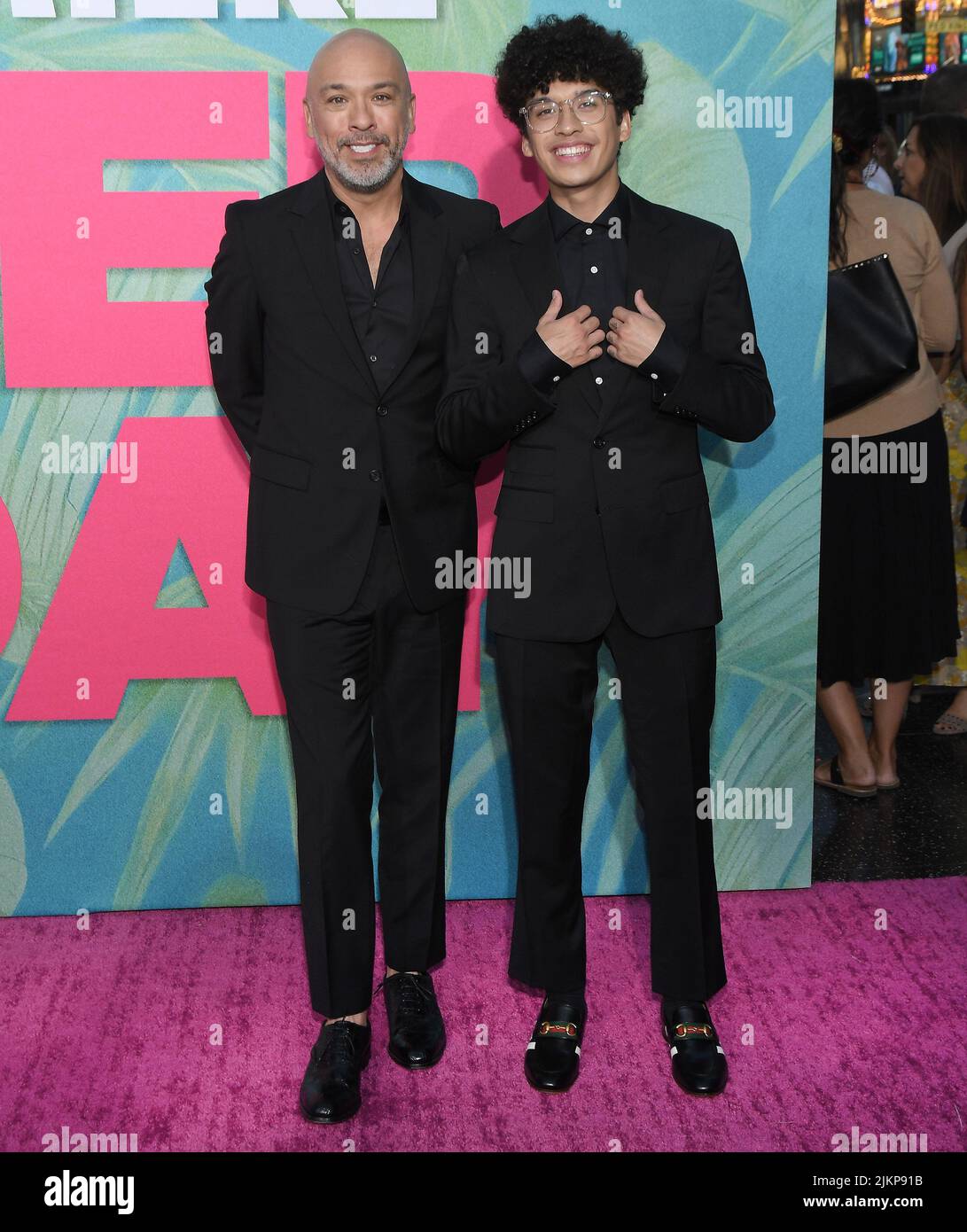 Los Angeles, USA. 02nd Aug, 2022. (L-R) Jo Koy and Son Joseph Herbert ...