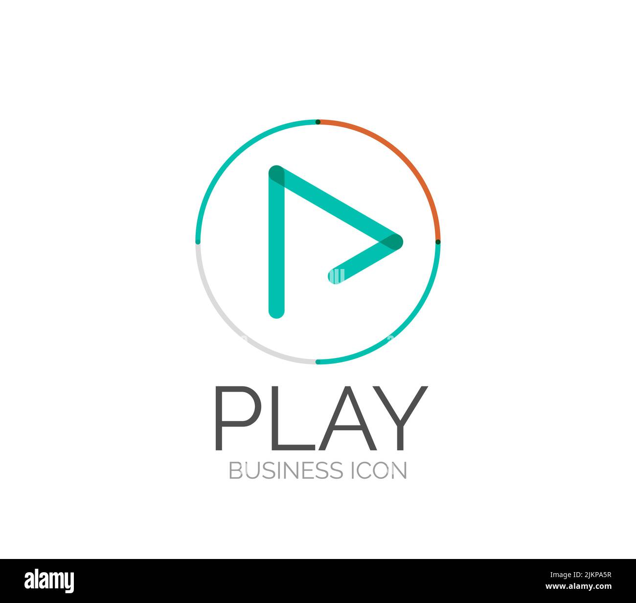 Minimal line design logo, business icon, branding emblem Stock Vector ...