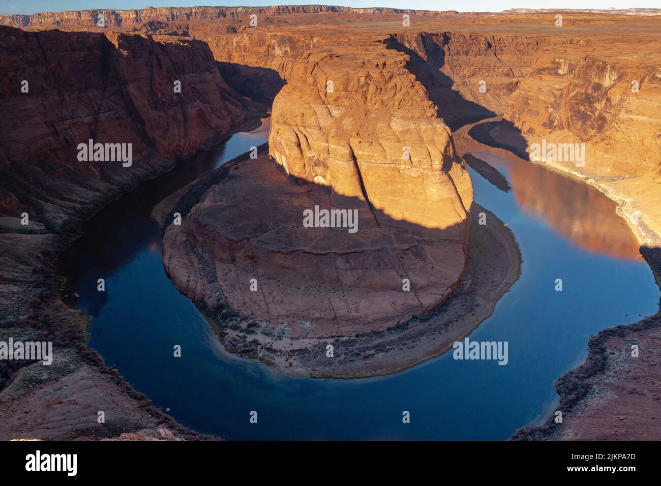 An aerial view of a canyon with a river Stock Photo - Alamy