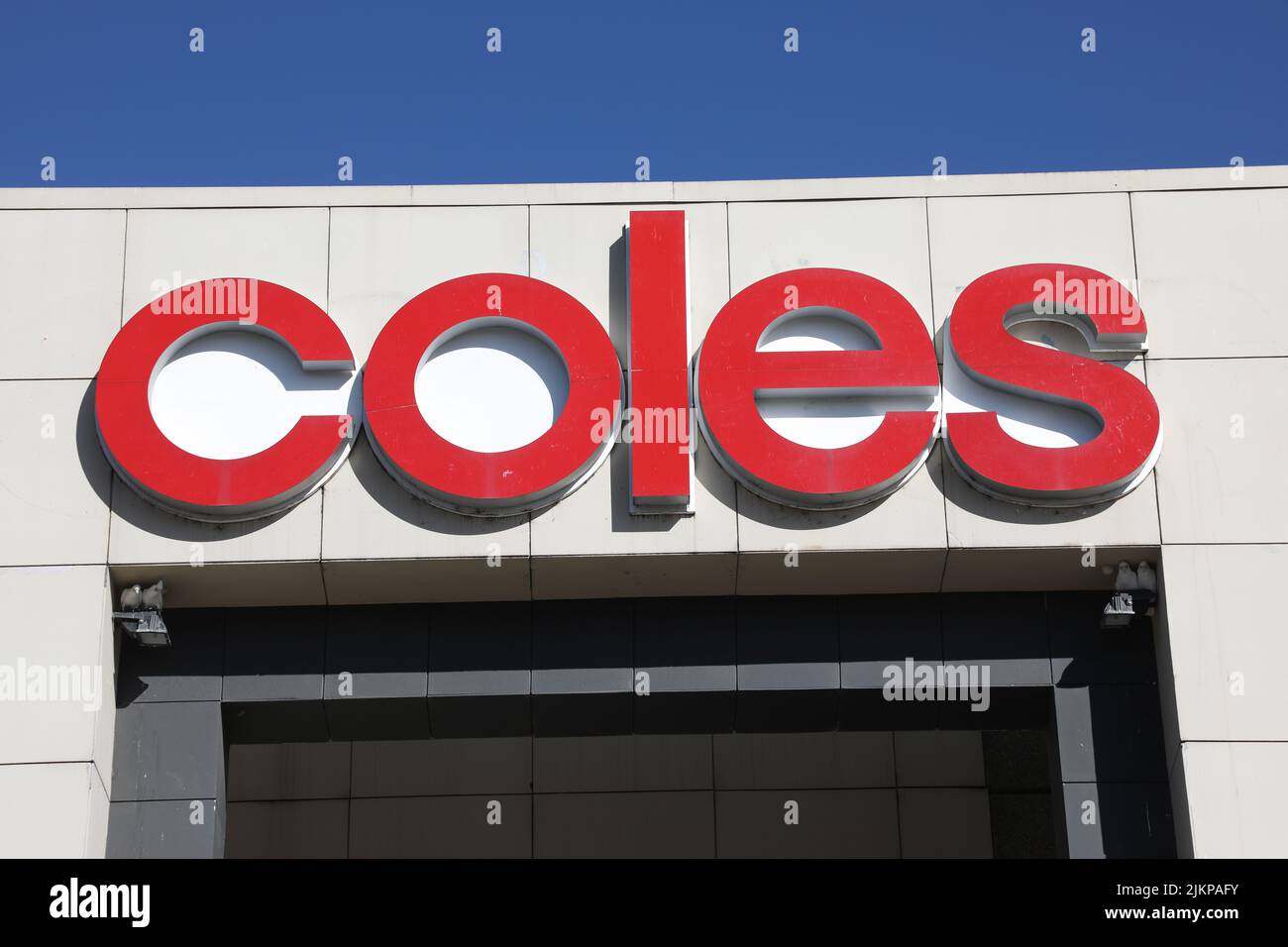 Coles sign hi-res stock photography and images - Alamy