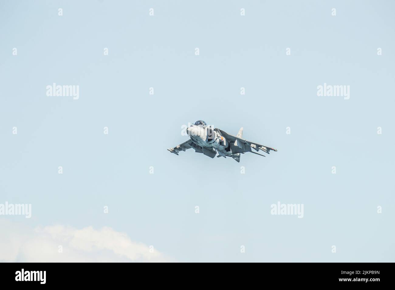 Classic army air plane in the show. AV-8B Harrier II Stock Photo - Alamy