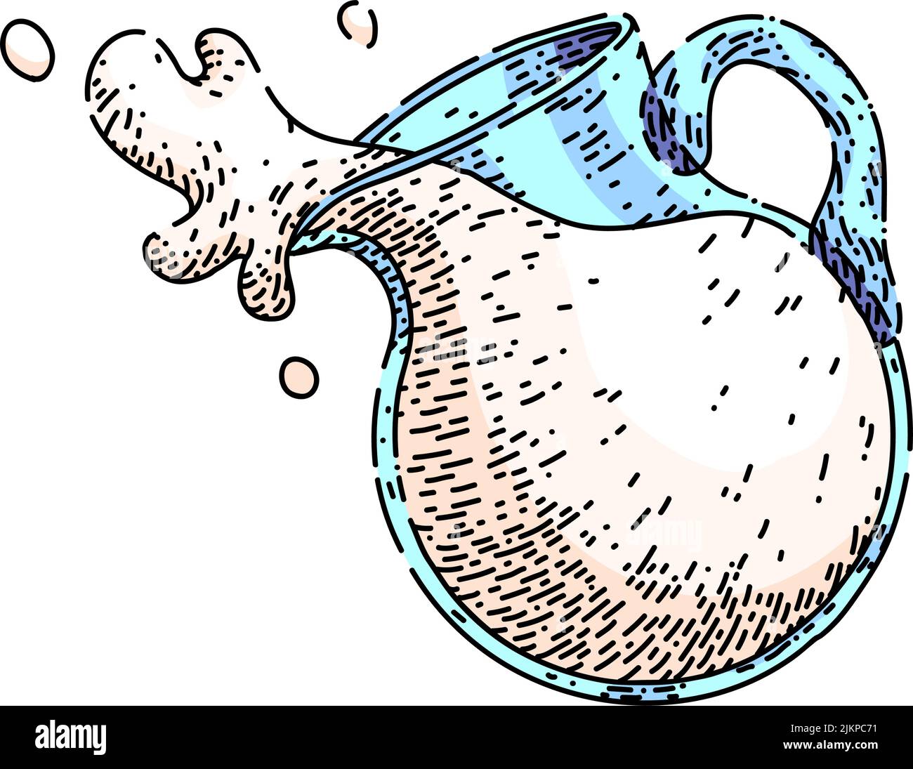 milk jug sketch hand drawn vector Stock Vector Image & Art - Alamy