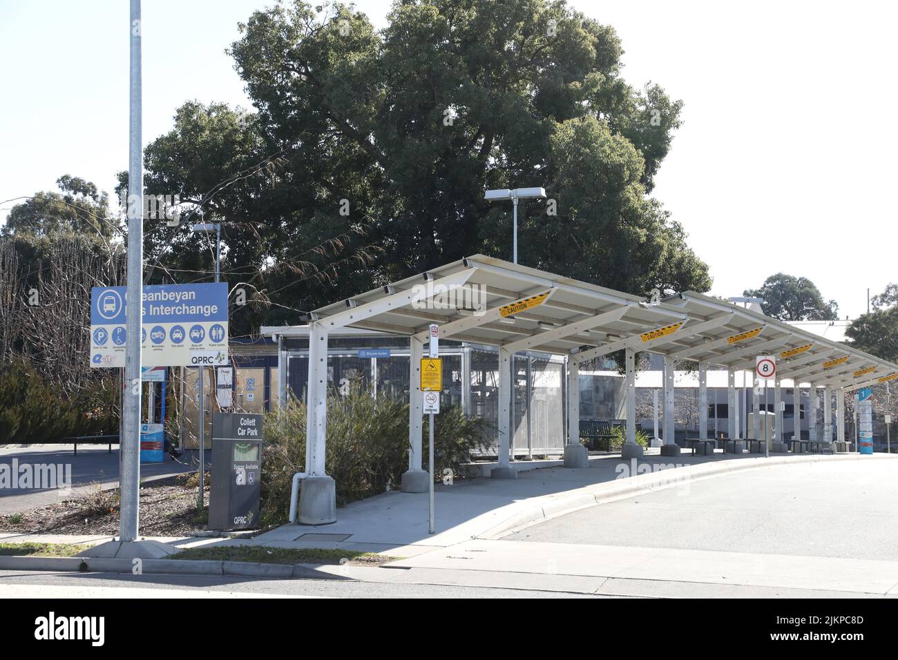 Queanbeyan Bus Interchange Stock Photo - Alamy