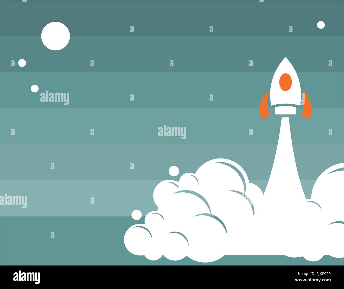 3d rocket launch smoke cloud Stock Vector Images - Alamy