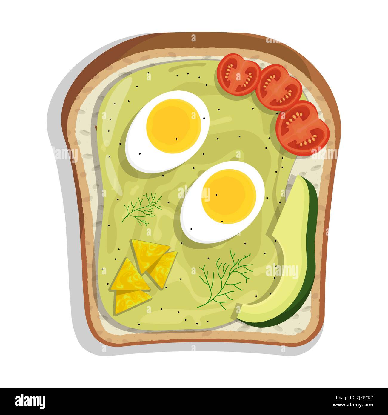 Cartoon Healthy Breakfast