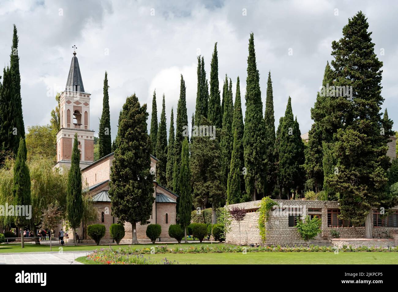 Bodbe monastery in Georgia Stock Photo - Alamy