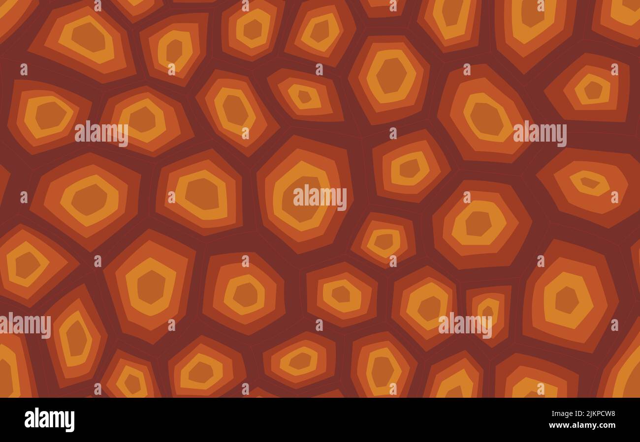 Abstract modern turtle shell seamless pattern. Animals trendy ...
