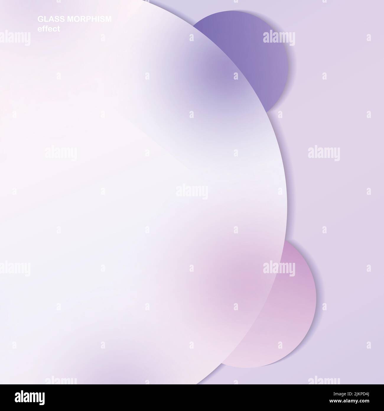 Modern background with glass morphism vector effect. Transparent glass ...