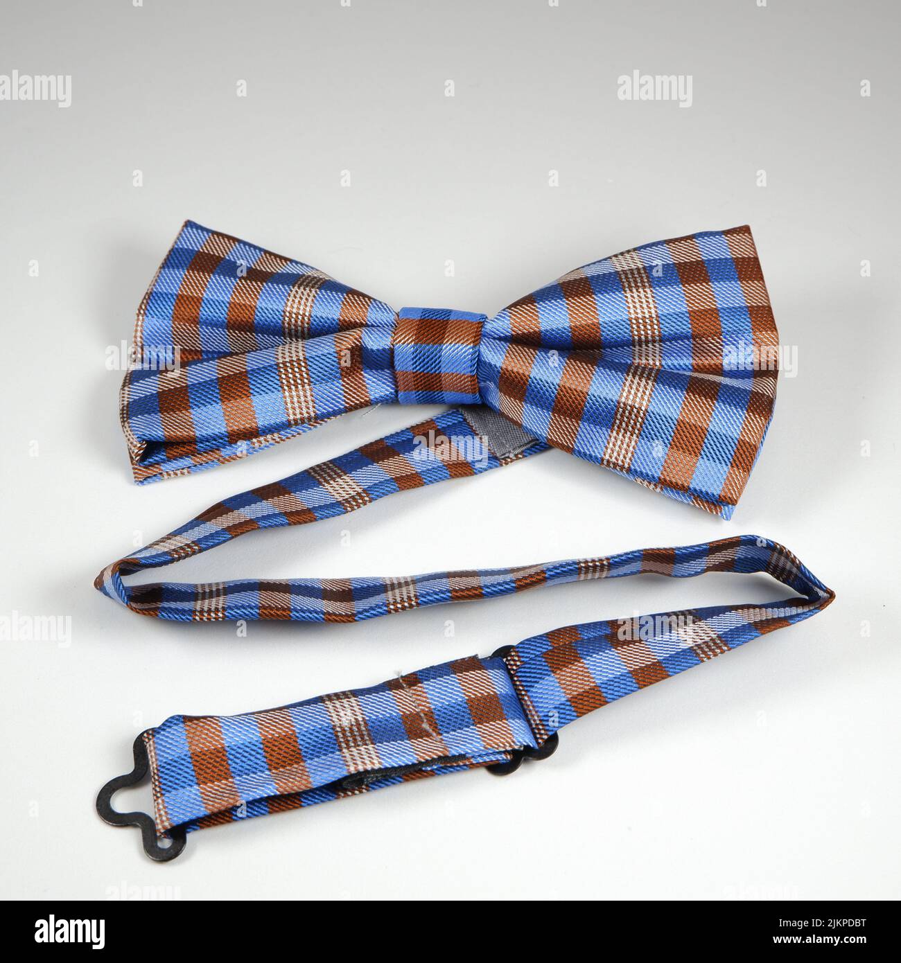 A single bow tie isolated on white background Stock Photo - Alamy