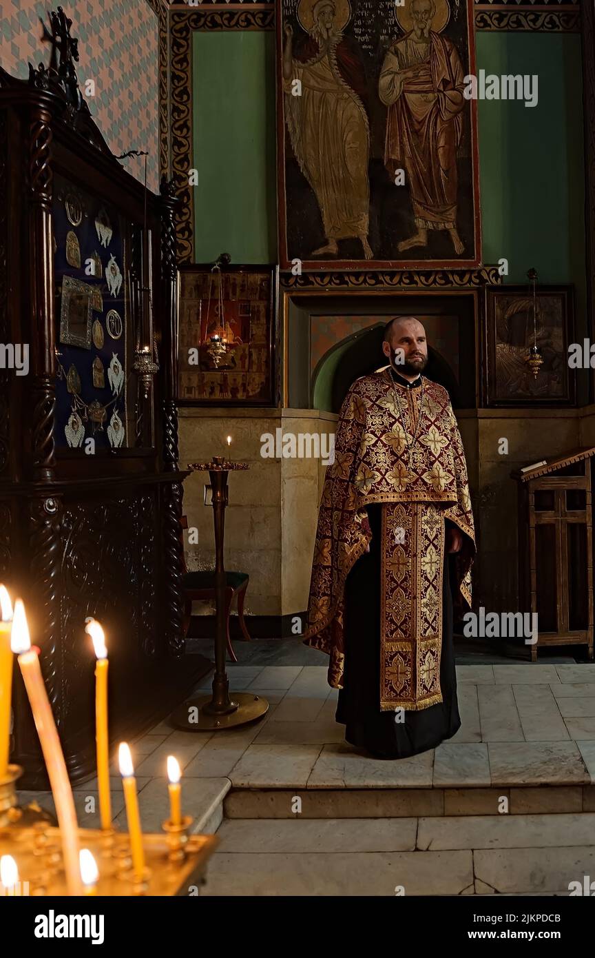 Georgian orthodox priest hi-res stock photography and images - Alamy