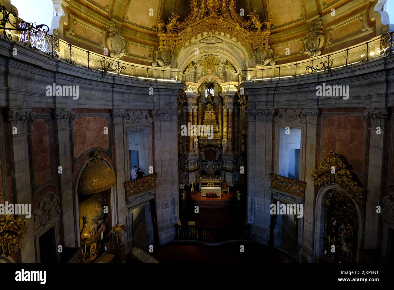 A cathedral Interior with, beautiful religious architecture background ...