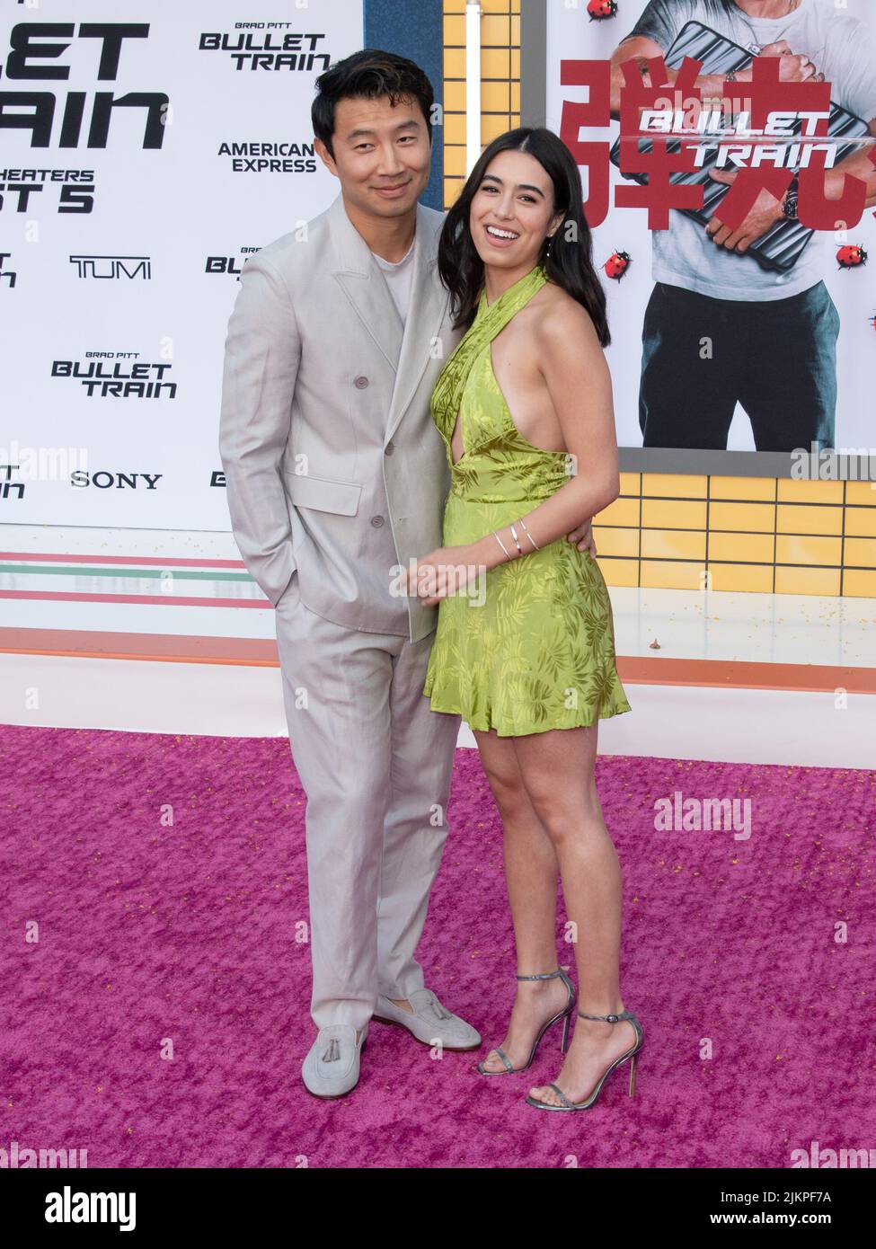 August 1, 2022, Westwood, California, USA: Simu Liu and Jade Bender ...