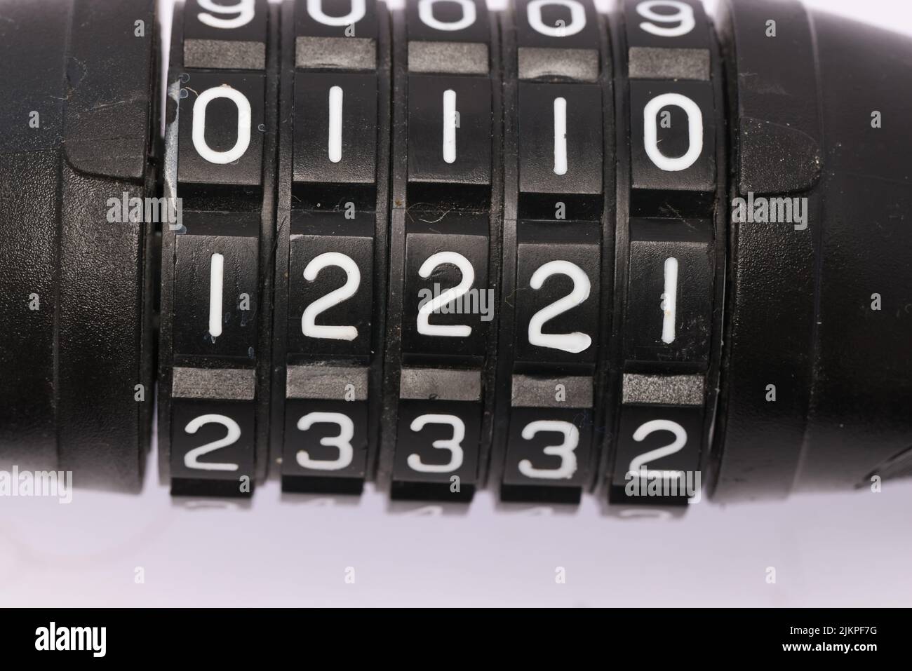 A closeup of a black padlock with various combinations Stock Photo - Alamy