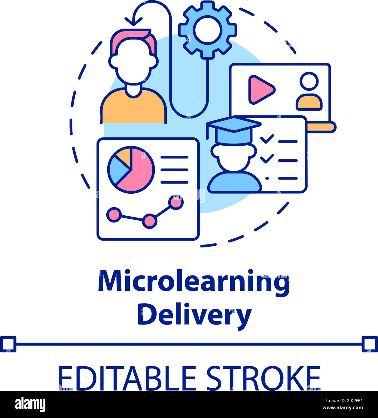 Bite sized learning hi-res stock photography and images - Alamy
