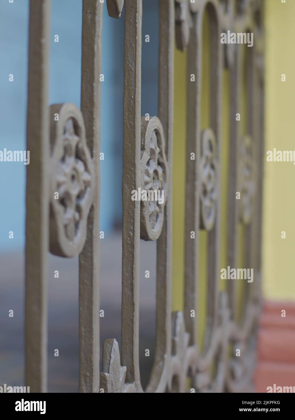 Row of fences hi-res stock photography and images - Alamy