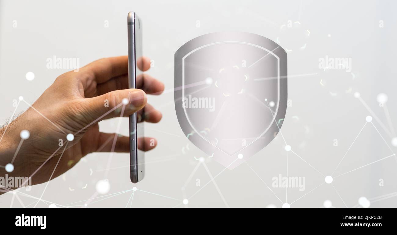 A Cybersecurity of digital network systems with computer security Stock ...