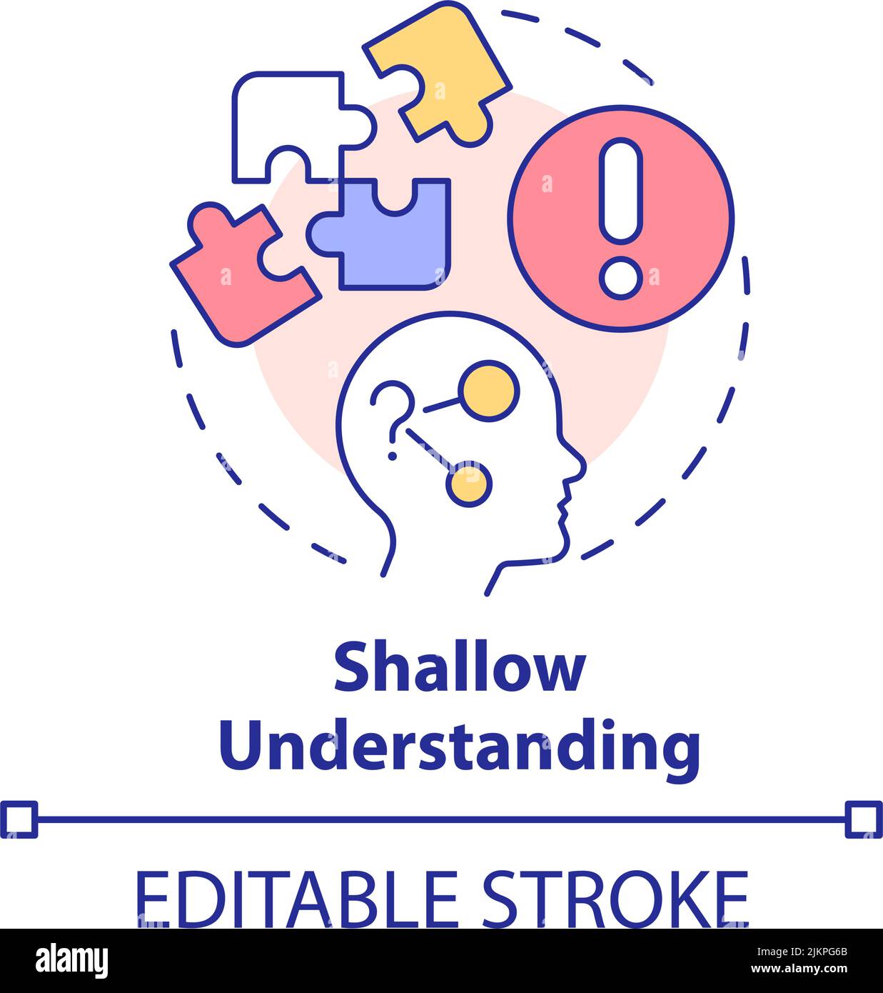Shallow understanding concept icon Stock Vector Image & Art - Alamy Shallow understanding concept icon Stock Vector Image & Art - Alamy