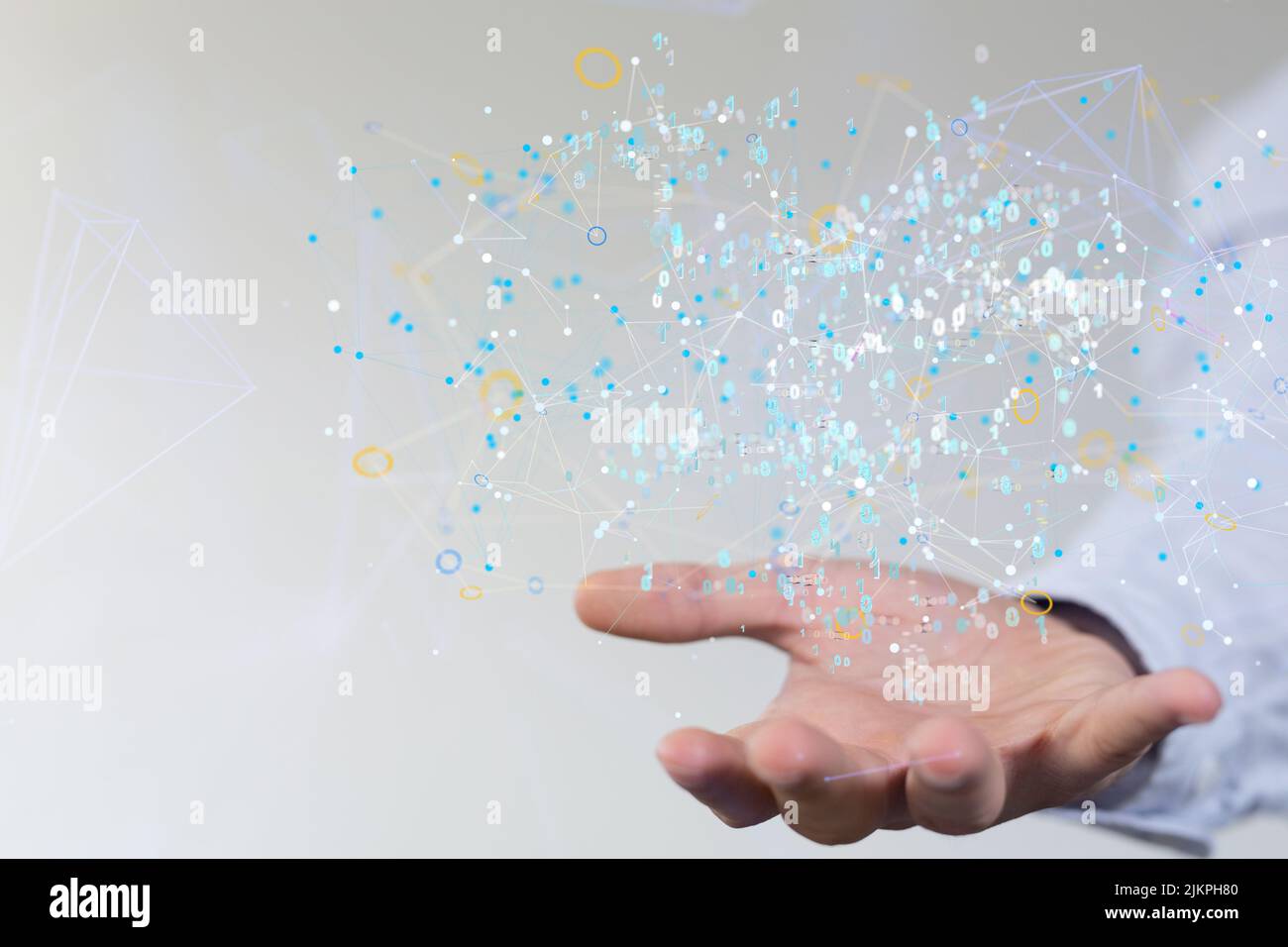 data Internet infrastructure concept. Abstract technology background ...