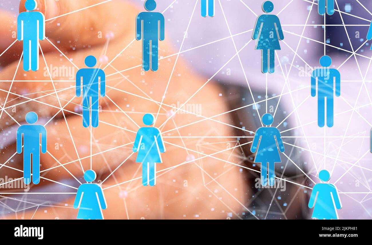 Social interaction communication icons hi-res stock photography and ...