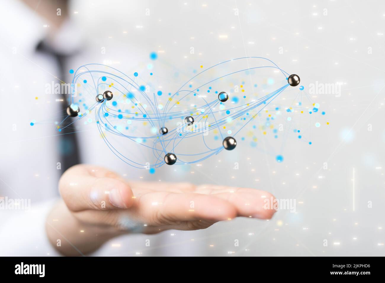 Digital networks structure hi-res stock photography and images - Alamy