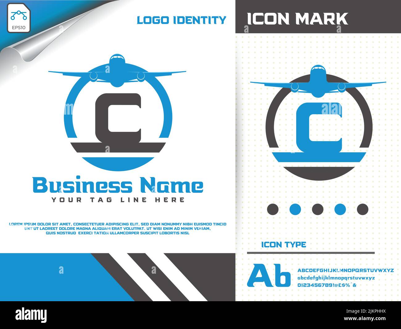 Travel logo with letter c premium vector Stock Vector Image & Art - Alamy