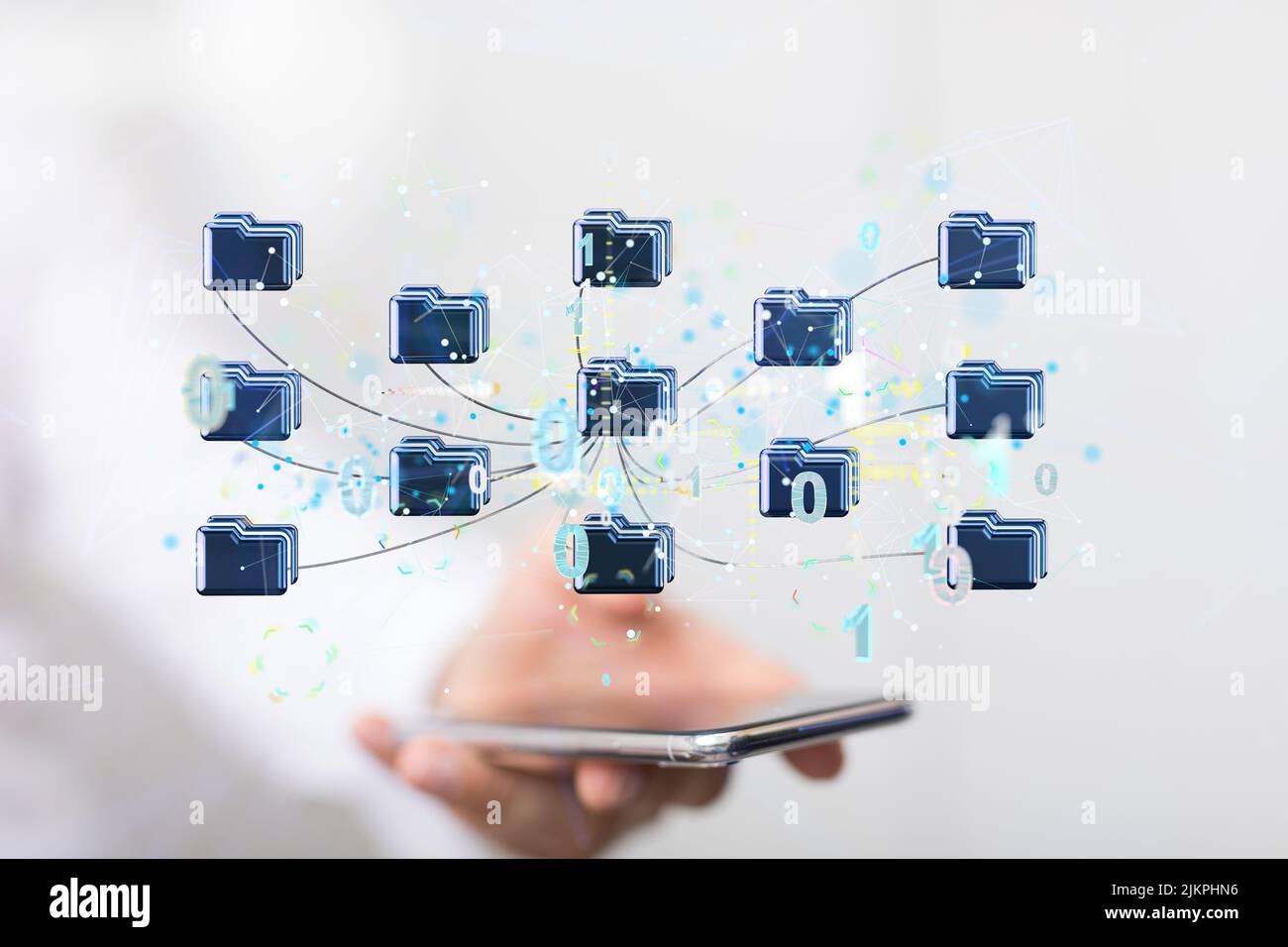 data Internet infrastructure concept. Abstract technology background ...