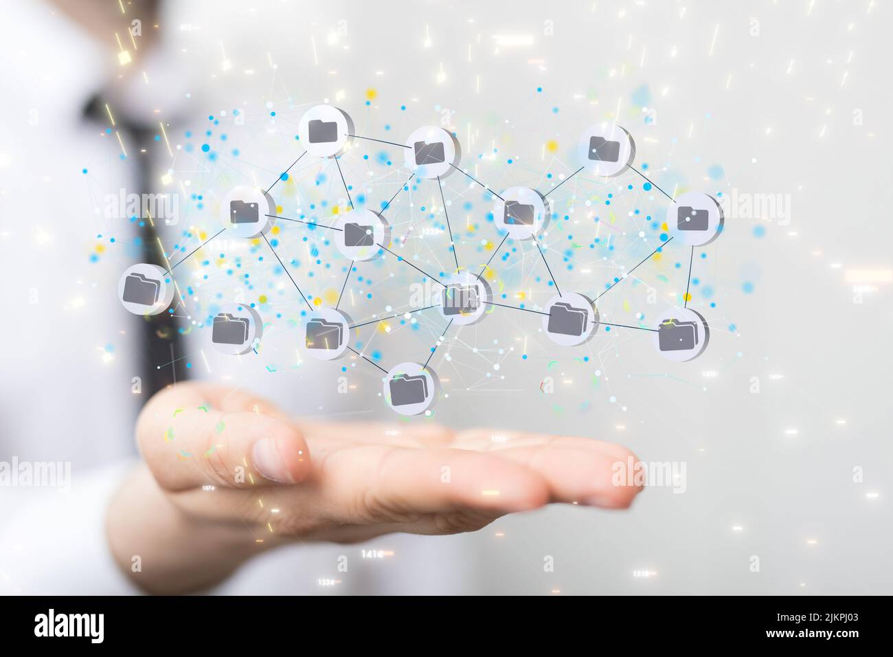 data cloud digital 3d computer Stock Photo - Alamy